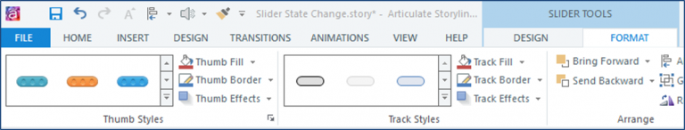 Can I Change the Thumb on the Slider When It Moves Along the Track?